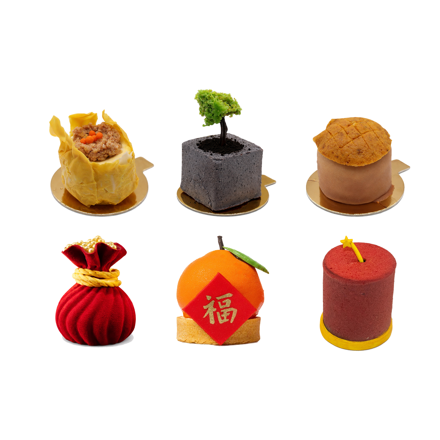 Lunar New Year Mini Cake Set – Daan Go Cake Lab | Vancouver