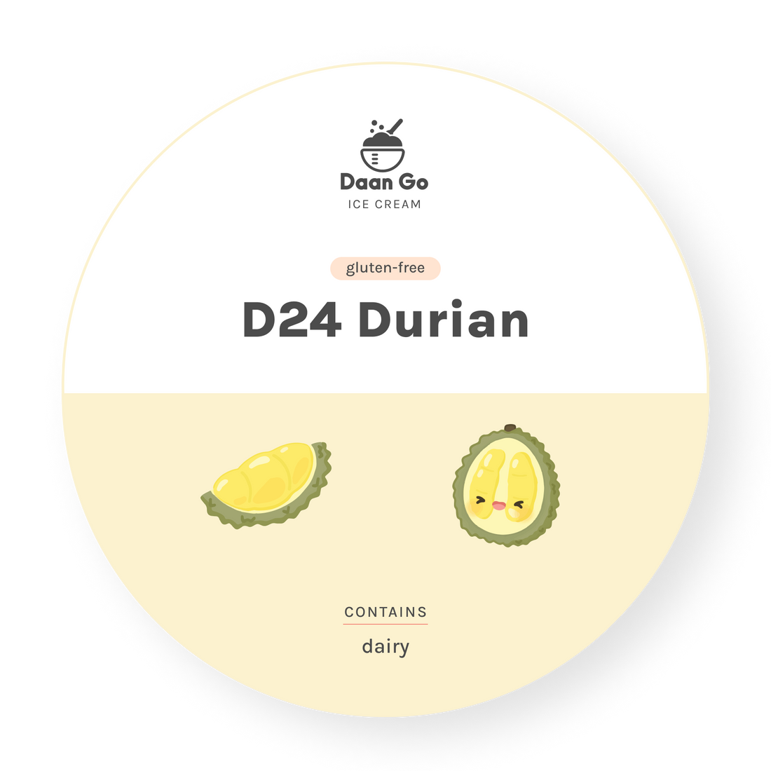 Premium D24 Durian Ice Cream – Daan Go Cake Lab | Vancouver